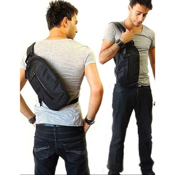 Coach | Bags | Coach Black Nylon Men Women Unisex Varick North South ...